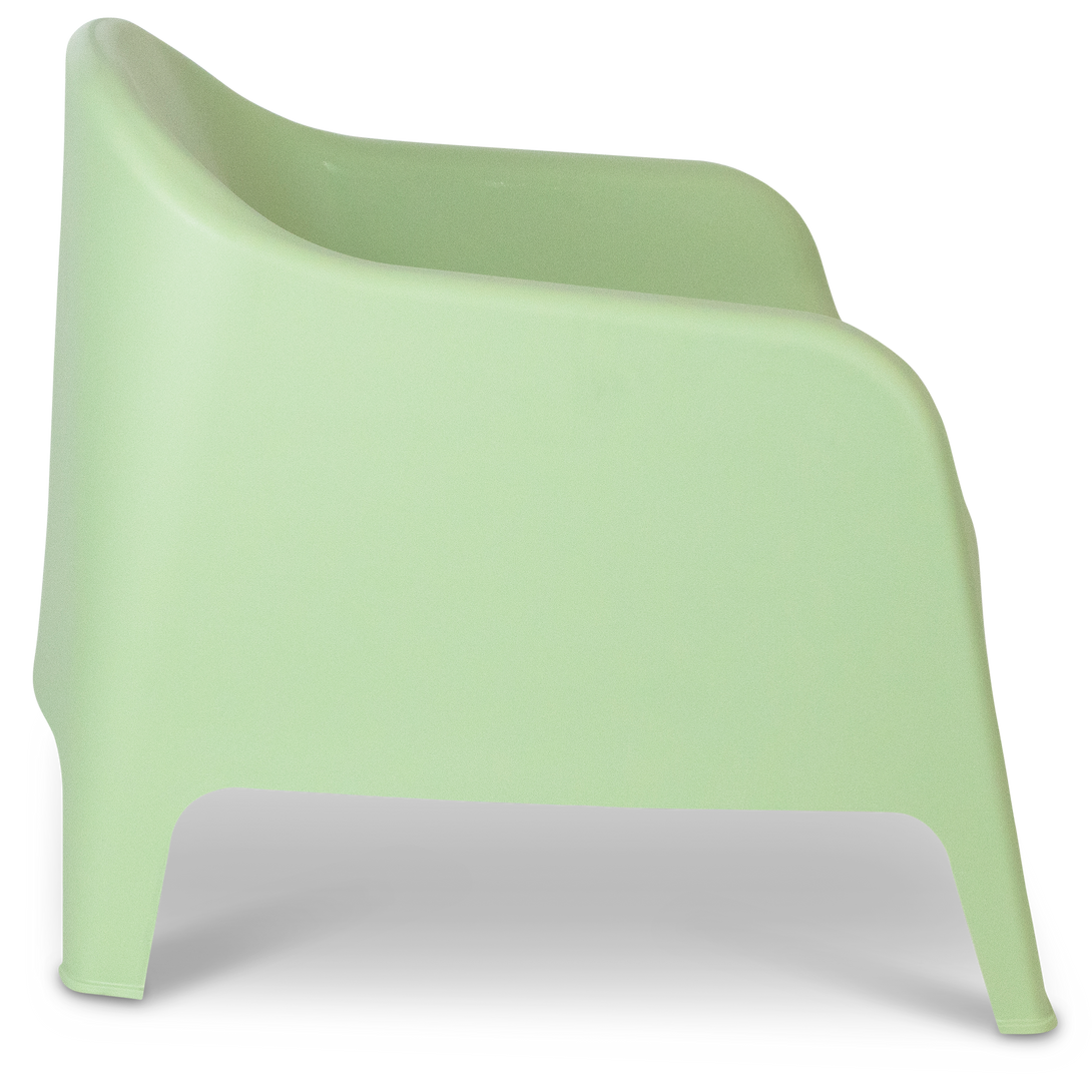 Haven Pistachio Plastic Tub Chair | Plastic Outdoor Chairs Brisbane
