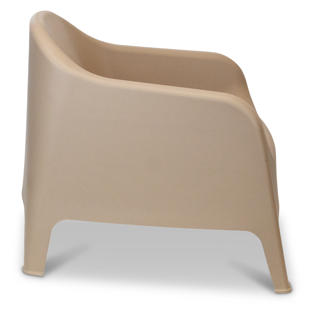 Haven Toffee Plastic Tub Chair | Plastic Outdoor Chairs Brisbane