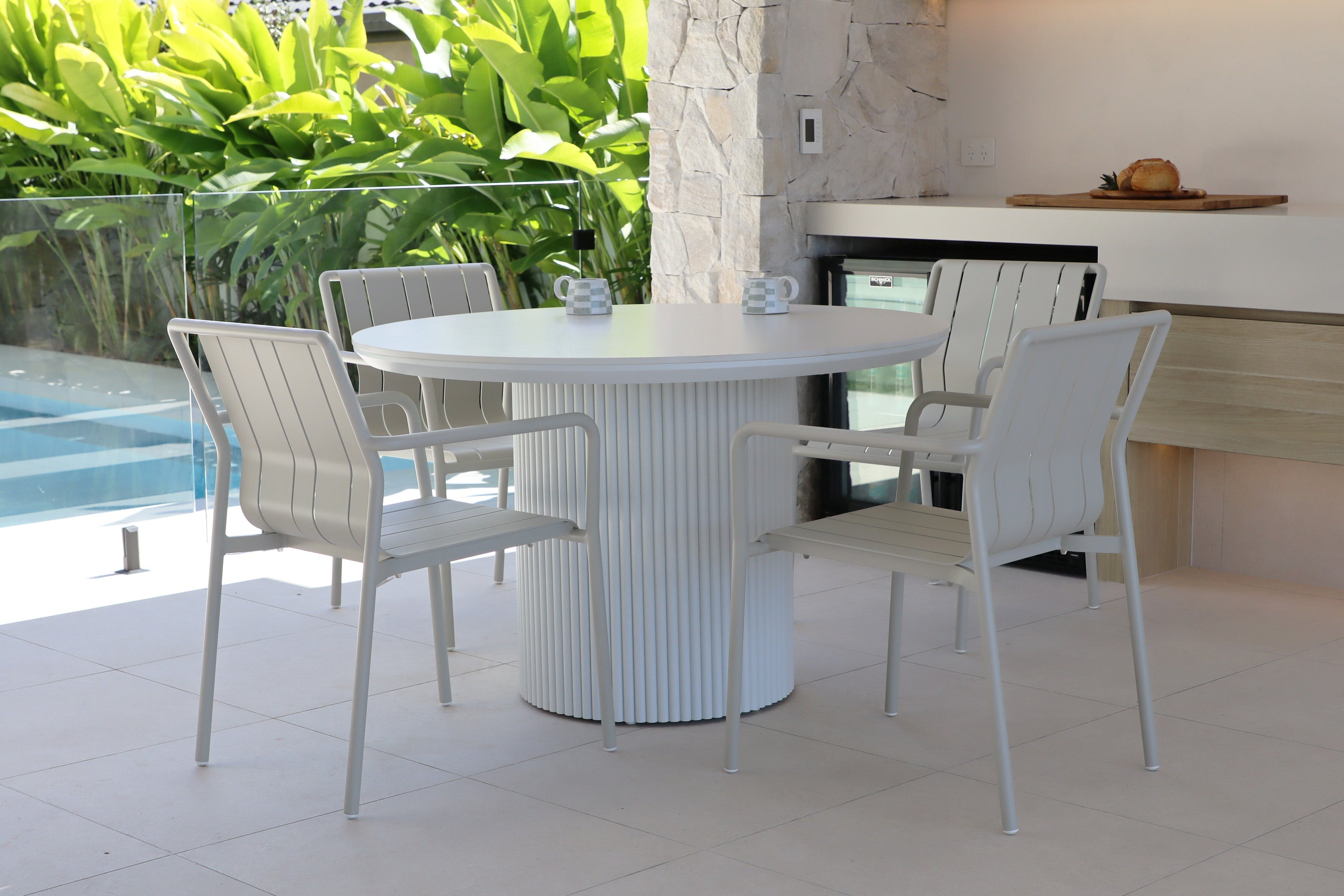 Sanctuary Table Outdoor Dining Suite (Choose Chairs) – The Furniture Shack